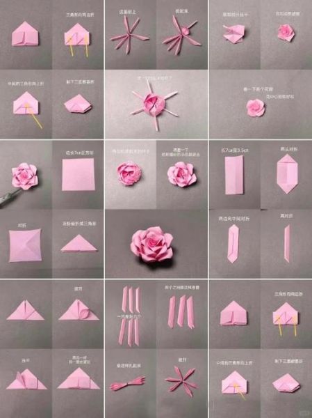 玫瑰花怎么折_简单折法大全-第3张图片-山城妙识