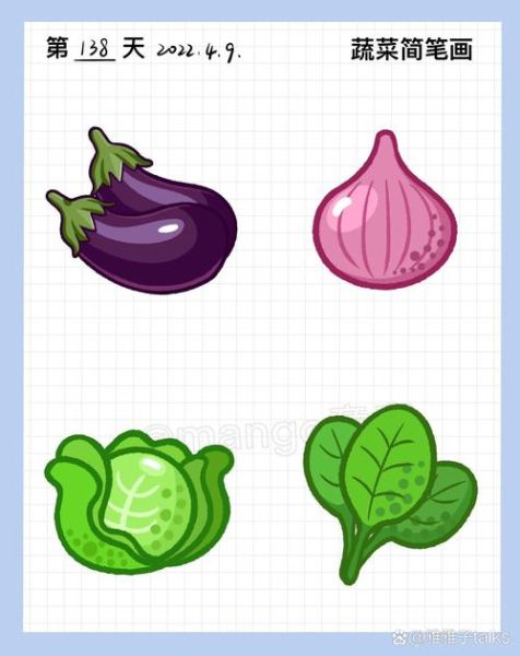 蔬菜简笔画带颜色怎么画_蔬菜简笔画涂色技巧-第3张图片-山城妙识