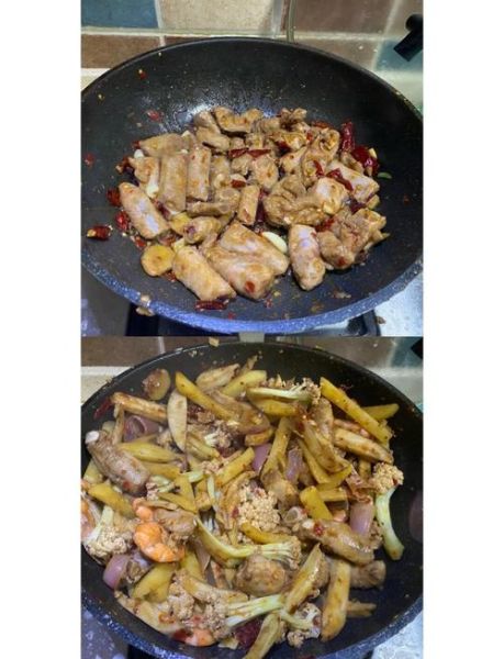 干锅排骨香辣虾怎么做_家庭版详细步骤-第2张图片-山城妙识