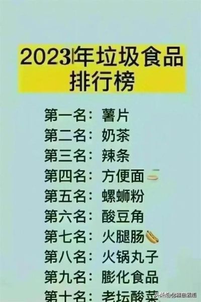 十大垃圾食品有哪些_代表食物名单-第1张图片-山城妙识 十大垃圾食品有哪些_代表食物名单-第1张图片-山城妙识