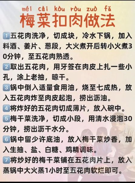 梅菜扣肉怎么做才肥而不腻_酒店大厨独家配方-第3张图片-山城妙识