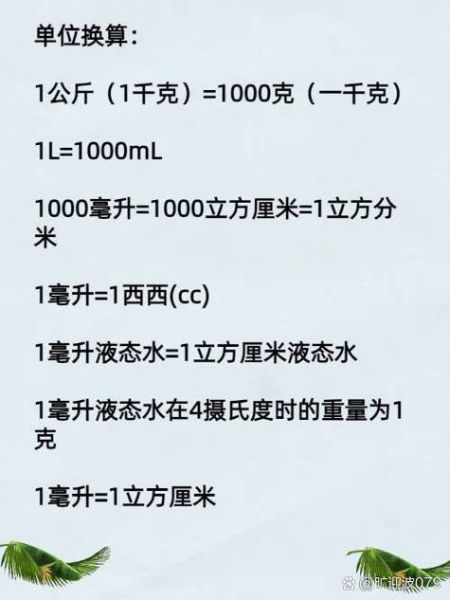 1克等于多少毫升_ml换算公式-第1张图片-山城妙识 1克等于多少毫升_ml换算公式-第1张图片-山城妙识