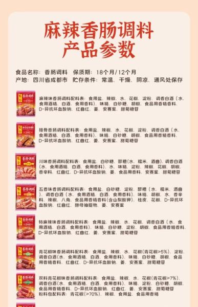 四川麻辣香肠调料配方_正宗做法怎么调-第2张图片-山城妙识