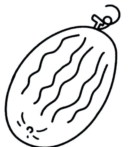 哈密瓜简笔画怎么画_哈密瓜简笔画步骤-第3张图片-山城妙识 哈密瓜简笔画怎么画_哈密瓜简笔画步骤-第3张图片-山城妙识