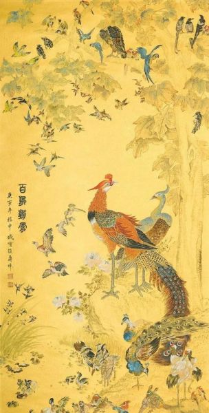 百鸟朝凤图寓意是什么_如何鉴赏百鸟朝凤图-第1张图片-山城妙识 百鸟朝凤图寓意是什么_如何鉴赏百鸟朝凤图-第1张图片-山城妙识