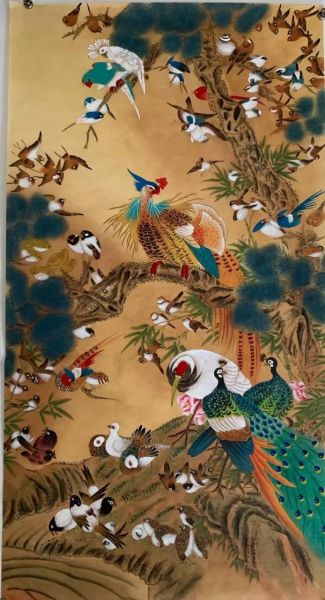 百鸟朝凤图寓意是什么_如何鉴赏百鸟朝凤图-第3张图片-山城妙识 百鸟朝凤图寓意是什么_如何鉴赏百鸟朝凤图-第3张图片-山城妙识