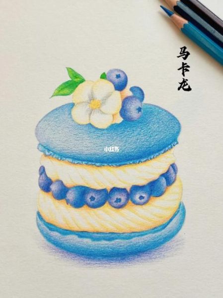 甜点简笔画怎么画_带颜色简笔画教程-第3张图片-山城妙识
