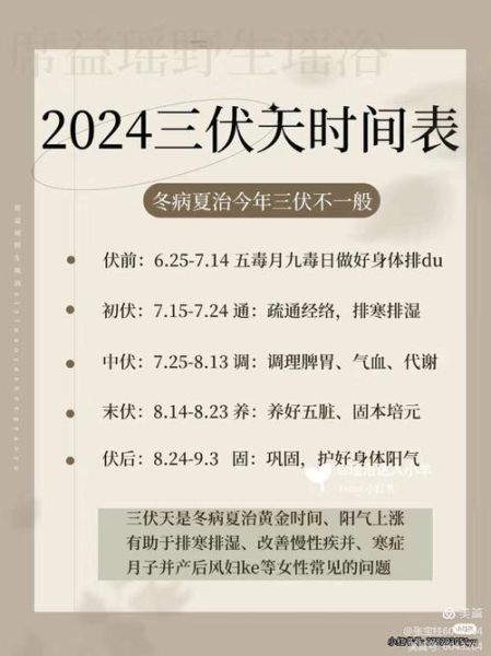 头伏第一天是哪一天_2024年入伏时间-第1张图片-山城妙识
