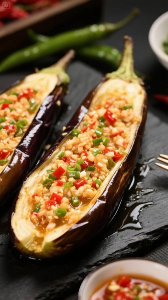 蒜泥茄子怎么做才好吃_蒜泥茄子最正宗的做法-第1张图片-山城妙识 蒜泥茄子怎么做才好吃_蒜泥茄子最正宗的做法-第1张图片-山城妙识