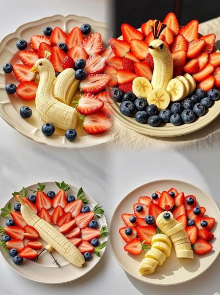 儿童手工水果拼盘怎么做_幼儿园创意水果拼盘教程-第1张图片-山城妙识