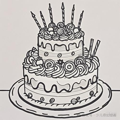 蛋糕简笔画怎么画_蛋糕简笔画图片大全集-第2张图片-山城妙识 蛋糕简笔画怎么画_蛋糕简笔画图片大全集-第2张图片-山城妙识