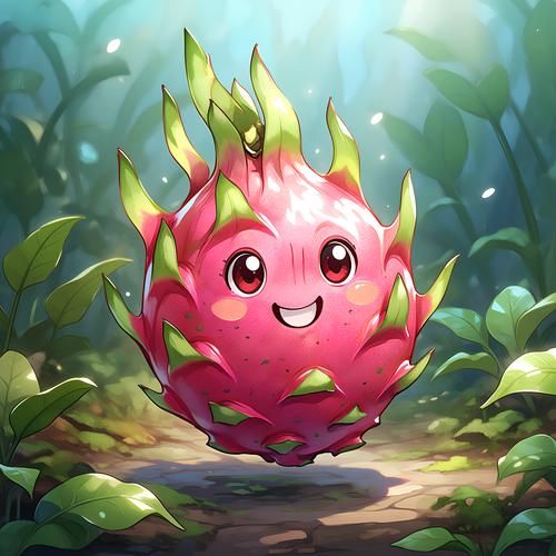 火龙果图片卡通_怎么画才可爱-第1张图片-山城妙识