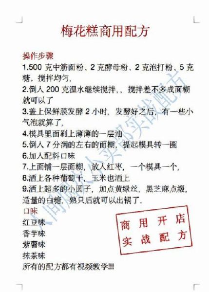 梅花糕怎么做_正宗梅花糕配方-第2张图片-山城妙识 梅花糕怎么做_正宗梅花糕配方-第2张图片-山城妙识