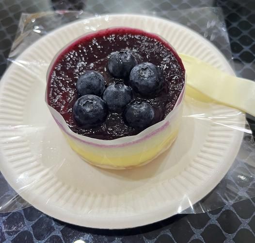 蓝莓芝士蛋糕装饰图片_怎么摆盘好看-第1张图片-山城妙识