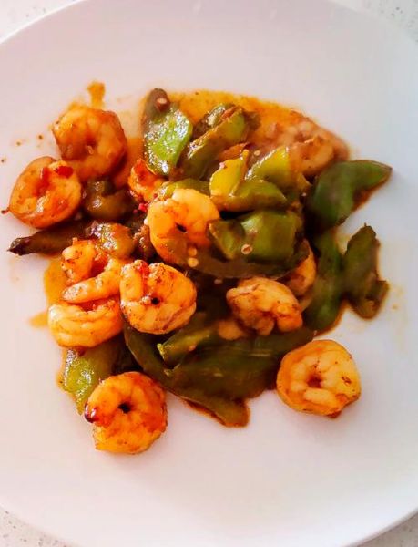 青椒炒虾仁怎么做_青椒炒虾仁的窍门-第1张图片-山城妙识