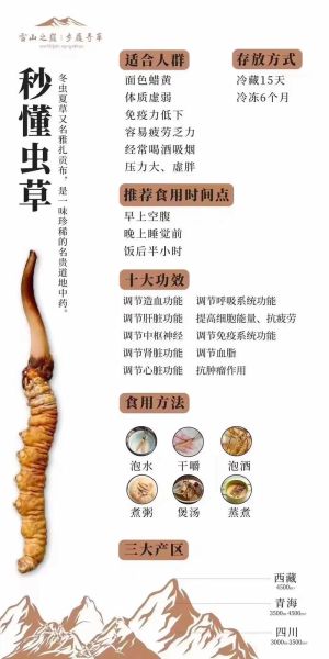 虫草作用与功效_虫草禁忌有哪些-第3张图片-山城妙识