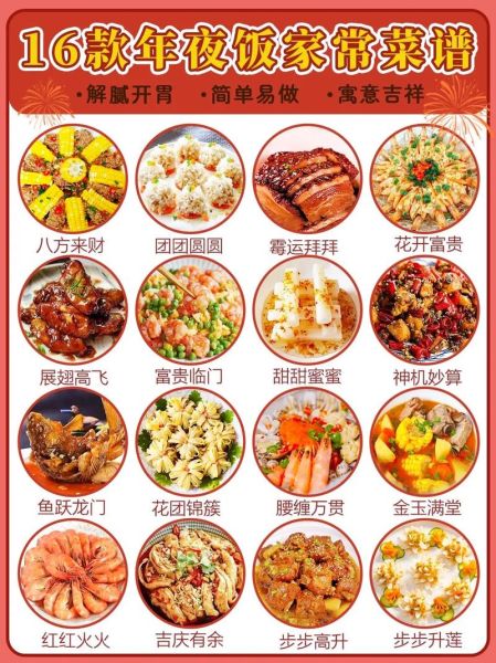 家庭年夜饭菜谱大全_年夜饭菜谱推荐-第1张图片-山城妙识