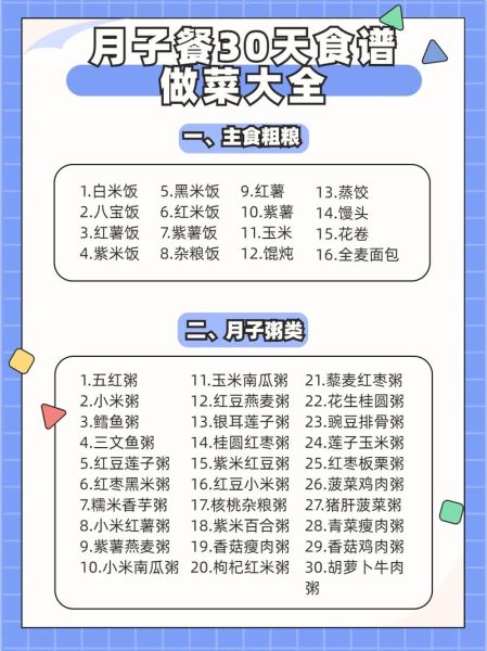 坐月子吃什么好_月子餐30天食谱-第3张图片-山城妙识