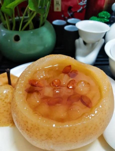 冰糖雪梨怎么做止咳润肺_止咳润肺冰糖雪梨做法-第3张图片-山城妙识