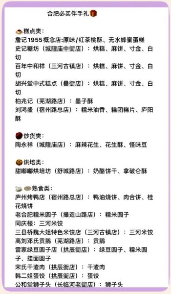 合肥特产有哪些_合肥伴手礼买什么-第2张图片-山城妙识