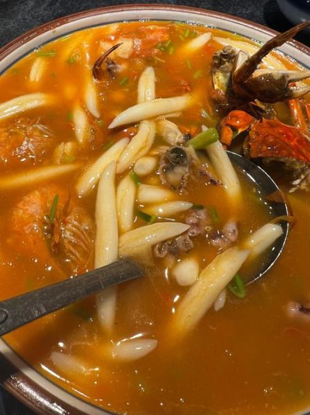 海鲜疙瘩汤放什么菜_疙瘩汤配菜推荐-第3张图片-山城妙识