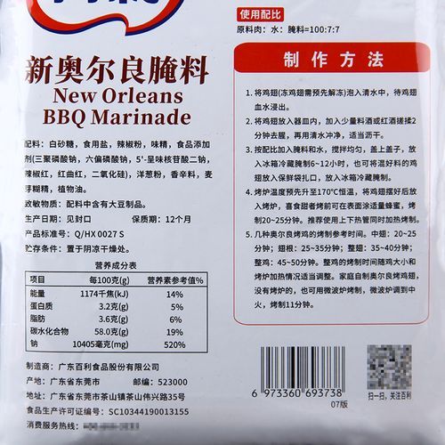 新奥尔良腌料哪个牌子好_正宗配方怎么调-第2张图片-山城妙识