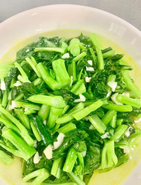 清炒菜心怎么炒才脆_王刚清炒菜心做法-第1张图片-山城妙识