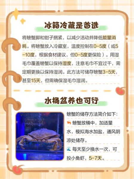 螃蟹怎么保存_螃蟹放冰箱能活多久-第3张图片-山城妙识