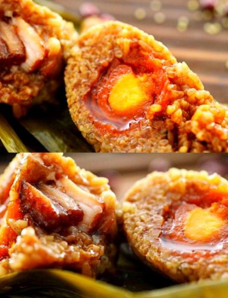 蛋黄肉粽子怎么包_蛋黄肉粽子的做法秘制-第1张图片-山城妙识