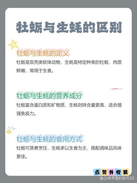 生蚝和牡蛎有什么区别_生蚝是牡蛎吗-第3张图片-山城妙识 生蚝和牡蛎有什么区别_生蚝是牡蛎吗-第3张图片-山城妙识