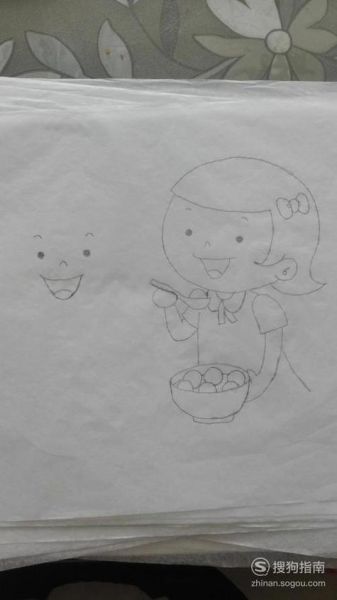 包汤圆的步骤_简笔画教程-第3张图片-山城妙识