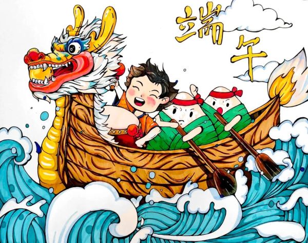 7一9岁儿童画龙舟_如何画得更生动-第2张图片-山城妙识 7一9岁儿童画龙舟_如何画得更生动-第2张图片-山城妙识