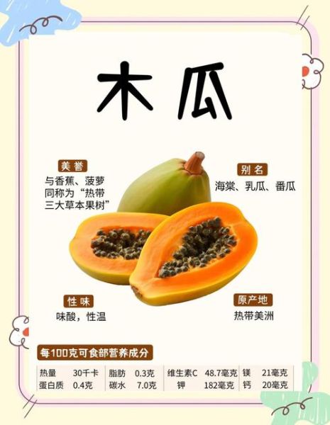 木瓜的功效与作用有哪些_木瓜怎么吃最营养-第1张图片-山城妙识