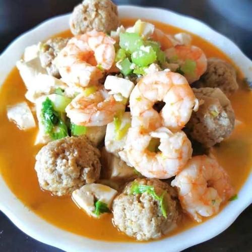 虾仁豆腐丸子怎么做_虾仁豆腐丸子家常做法-第2张图片-山城妙识