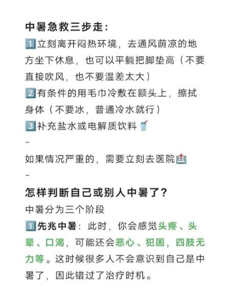 中暑了怎么办_中暑后如何快速恢复-第3张图片-山城妙识