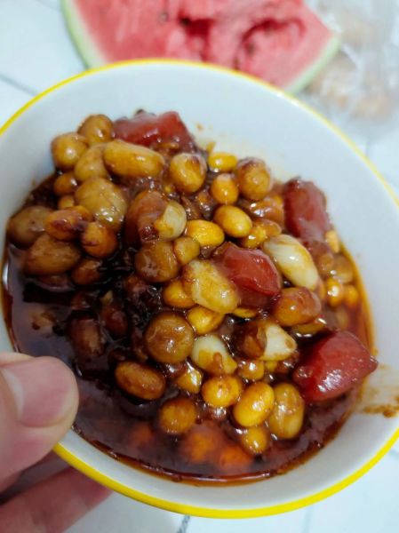 花生黄豆西瓜酱怎么做_西瓜酱用生瓜还是熟瓜-第3张图片-山城妙识