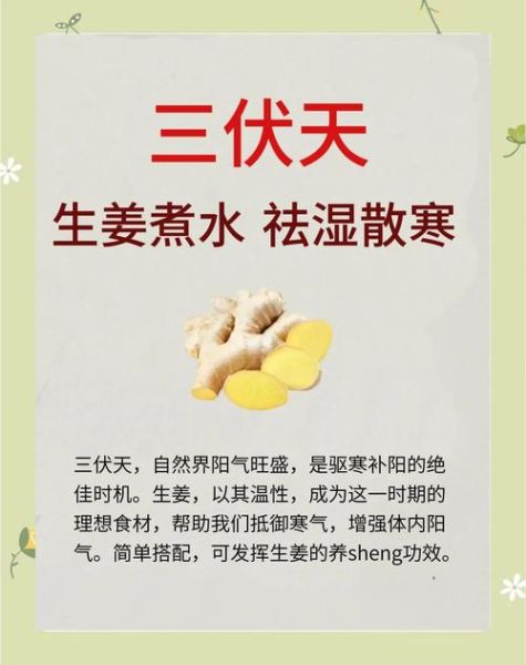 三伏天喝姜水能祛湿吗_怎么喝才有效-第1张图片-山城妙识