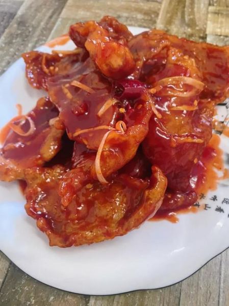 番茄酱锅包肉家常做法_锅包肉怎么做好吃-第1张图片-山城妙识