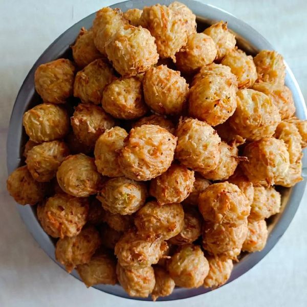 炸素丸子家常做法_怎么炸外酥里嫩-第1张图片-山城妙识