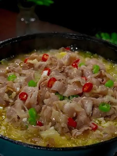 酸汤肥牛金针菇怎么做_家常做法步骤-第3张图片-山城妙识