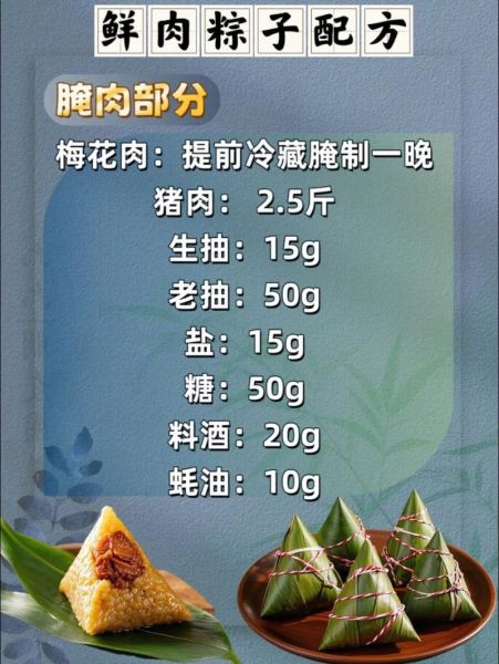 肉粽子馅料怎么做_鲜肉粽子馅料配方-第1张图片-山城妙识