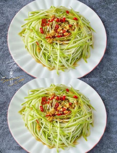 凉拌西葫芦丝怎么做_麻酱怎么调才香-第1张图片-山城妙识 凉拌西葫芦丝怎么做_麻酱怎么调才香-第1张图片-山城妙识