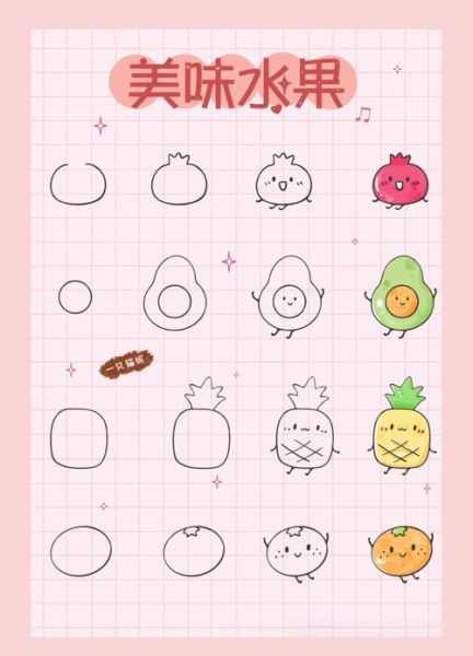 水果简笔画怎么画_水果简笔画步骤-第1张图片-山城妙识
