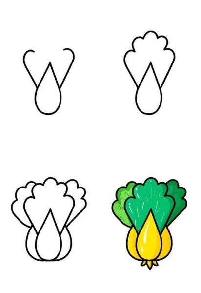 蔬菜简笔画大全_如何教孩子画蔬菜-第1张图片-山城妙识 蔬菜简笔画大全_如何教孩子画蔬菜-第1张图片-山城妙识