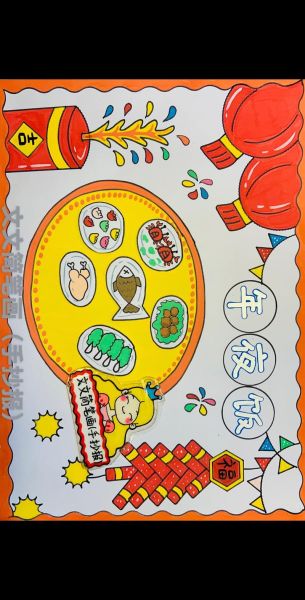 年夜饭菜谱图片简笔画_怎么画简单又好看-第2张图片-山城妙识