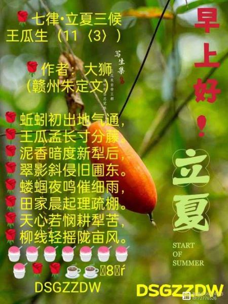 立夏节气祝福语有哪些_立夏祝福语怎么写-第2张图片-山城妙识 立夏节气祝福语有哪些_立夏祝福语怎么写-第2张图片-山城妙识
