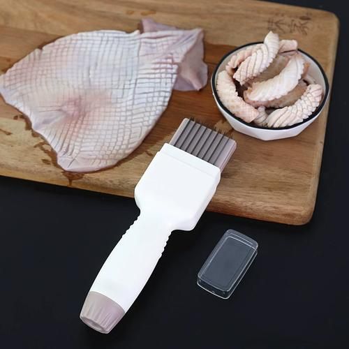 鱿鱼怎么切花_鱿鱼切法图解步骤-第2张图片-山城妙识