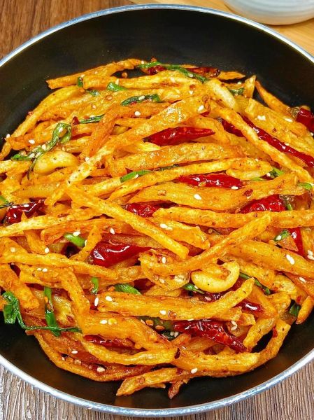 干煸土豆丝怎么做_干煸土豆丝正宗做法-第3张图片-山城妙识