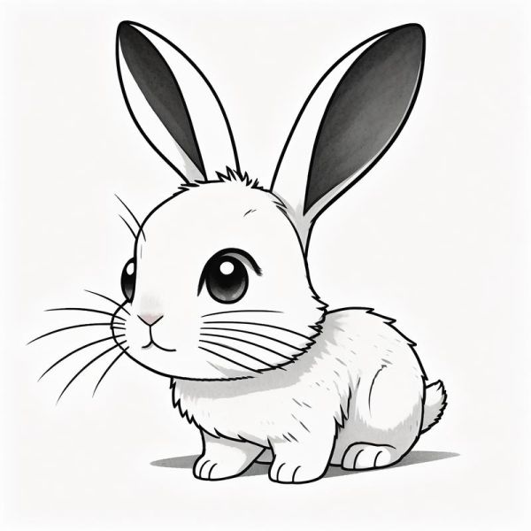 兔子图片卡通可爱_如何画萌兔-第2张图片-山城妙识