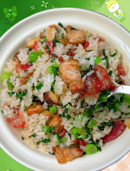 香菇腊肠炒饭怎么做_腊肠炒饭的正宗做法-第1张图片-山城妙识 香菇腊肠炒饭怎么做_腊肠炒饭的正宗做法-第1张图片-山城妙识